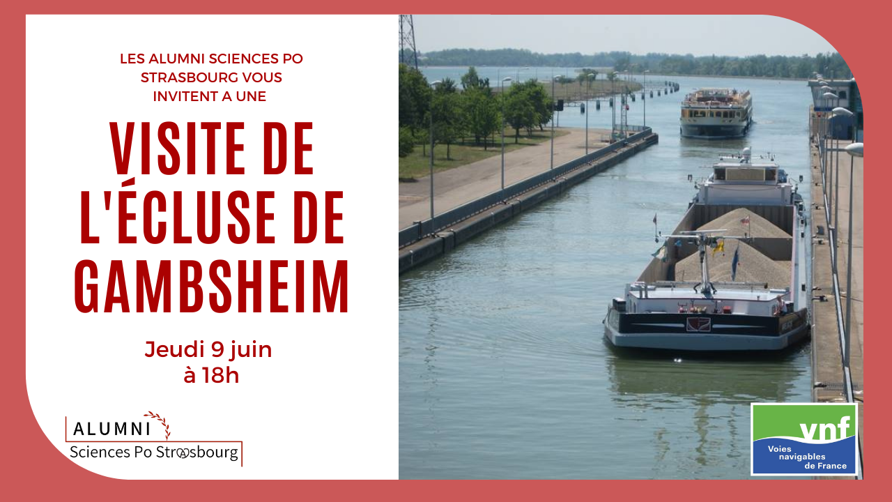 Visite de l’écluse de Gambsheim